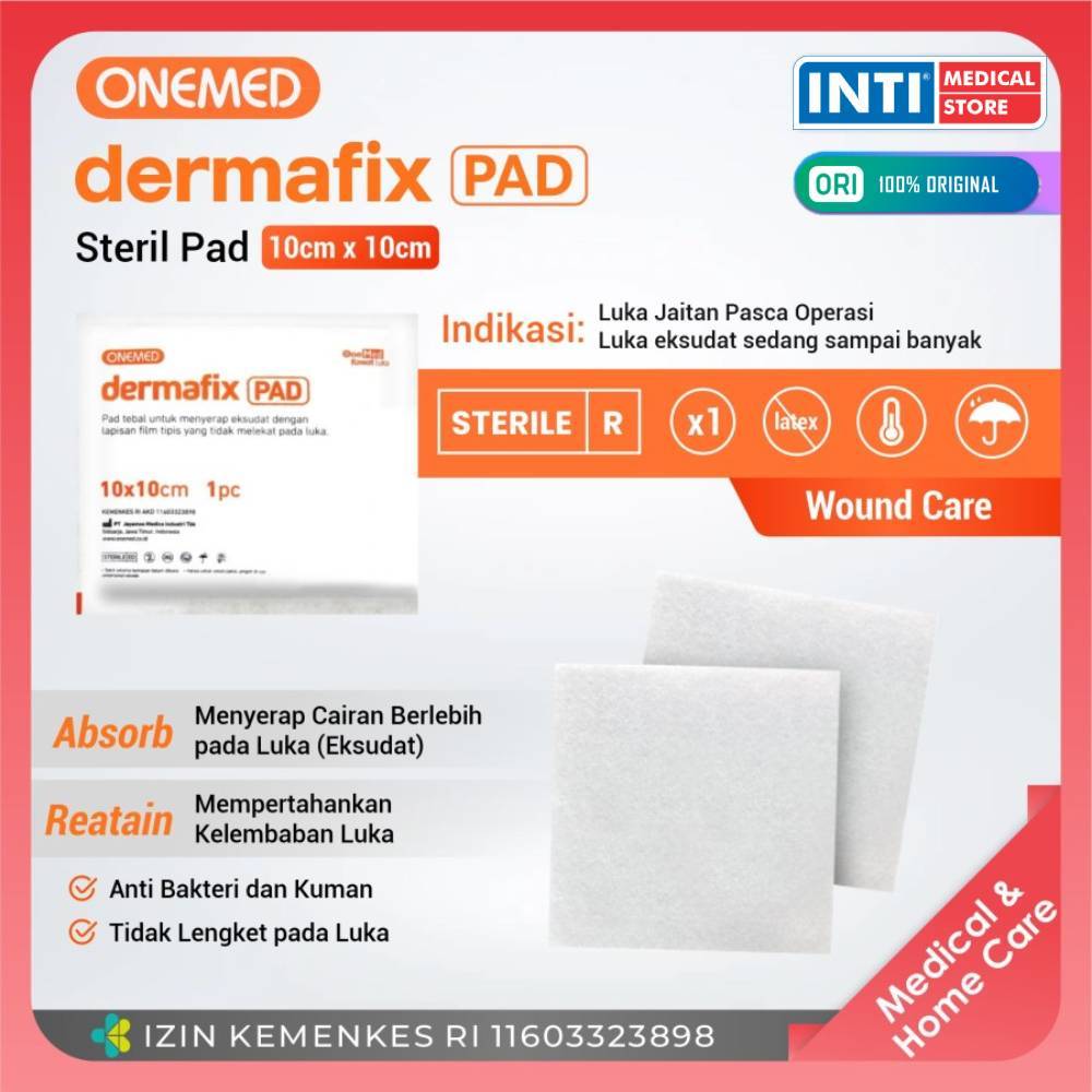 Jual Onemed | Dermafix Pad 10 x 10 CM Sterile | Sterile Pads BOX ...
