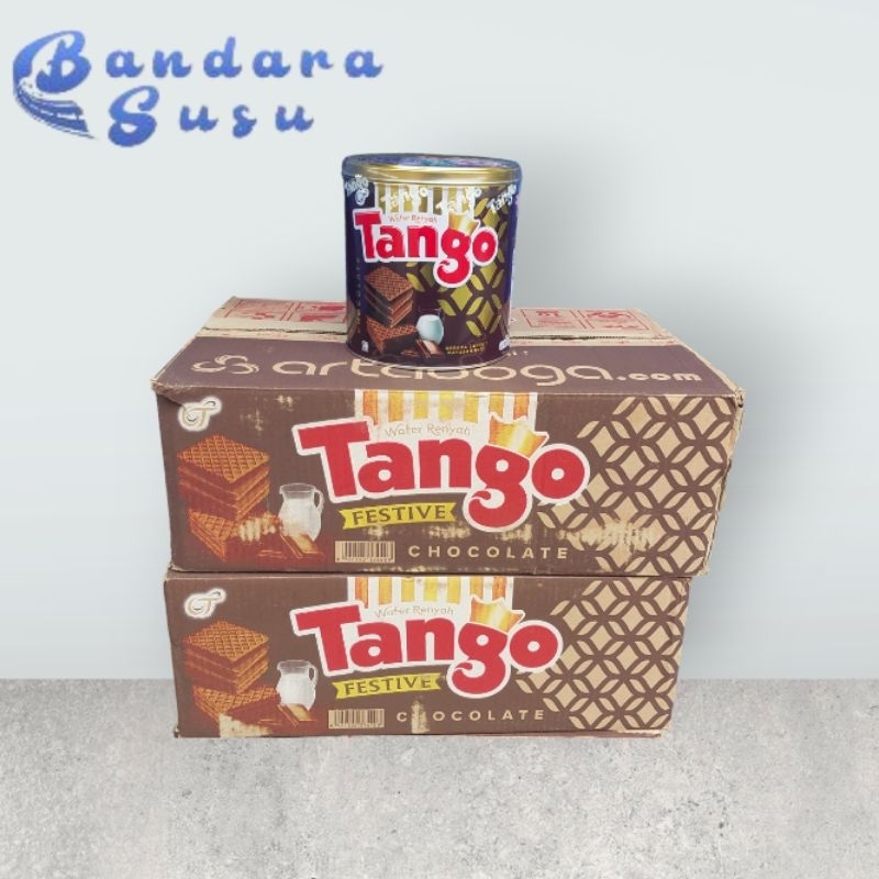 Jual [1 Dus isi 6 Kaleng] Tango Wafer 240 Gram | Shopee Indonesia