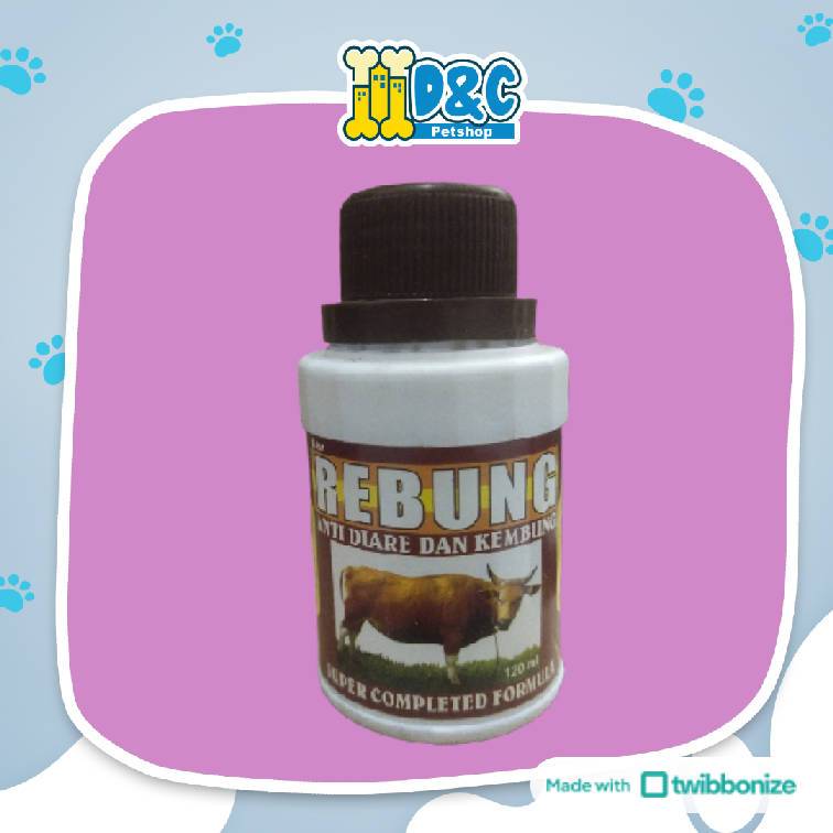 Jual REBUNG SAPI 125ML - OBAT DIARE KEMBUNG MENCRET SAPI KAMBING KERBAU ...