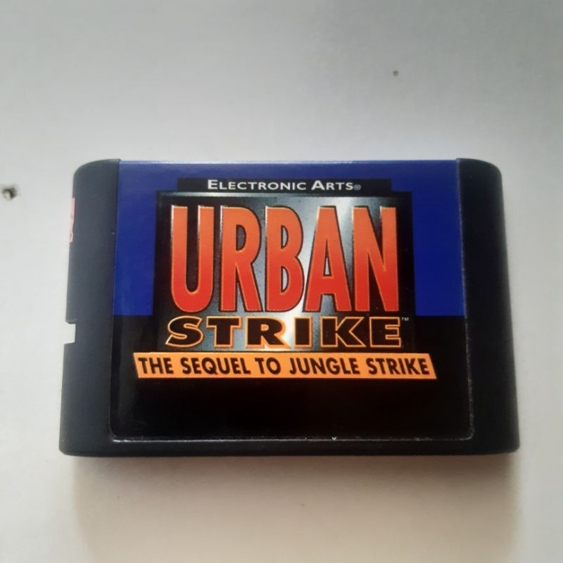 Jual cartridge/kaset sega mega drive bootleg URBAN STRIKE the sequel to ...