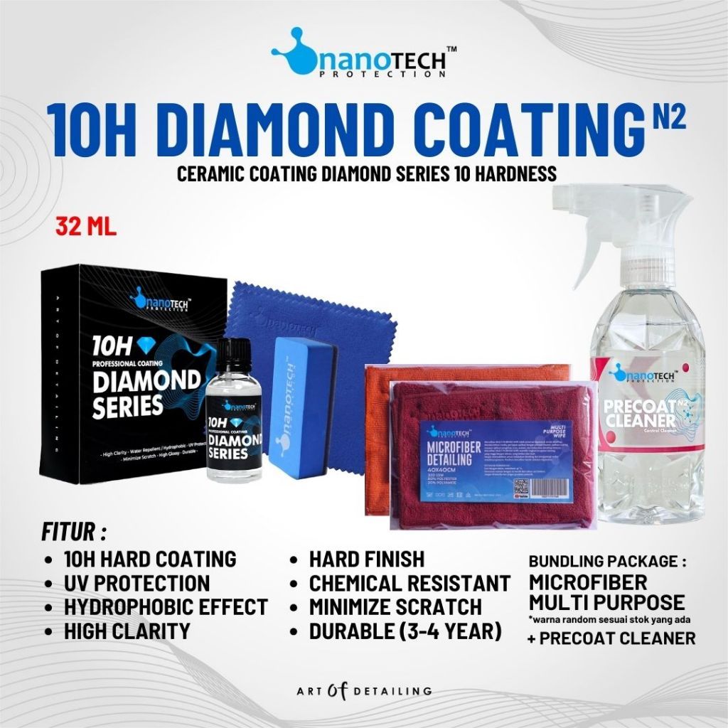 Jual 10H DIAMOND SERIES NANO CERAMIC COATING - nanoTECH PAINT ...