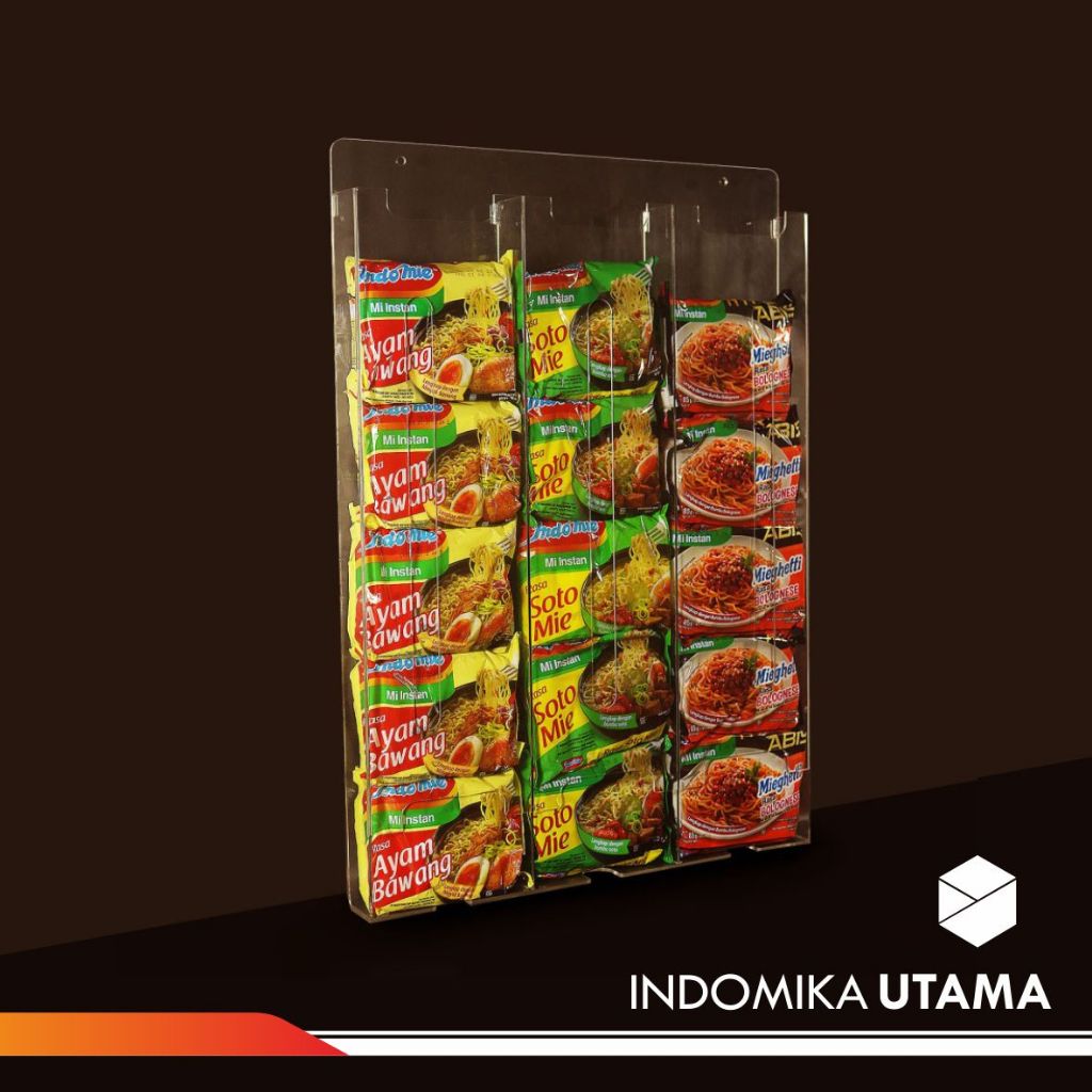 Jual Display Indomie / Akrilik Rack Indomie / Tempat Indomie | Shopee ...