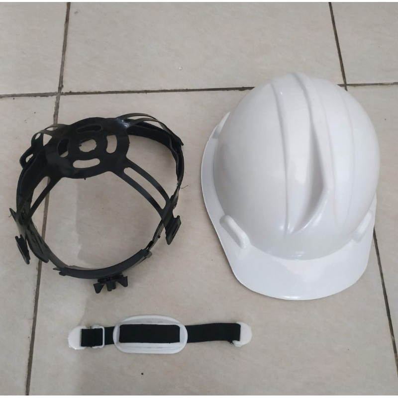 Jual Helm Helmet Keselamatan Pengaman Safety Kerja Proyek Putih ...