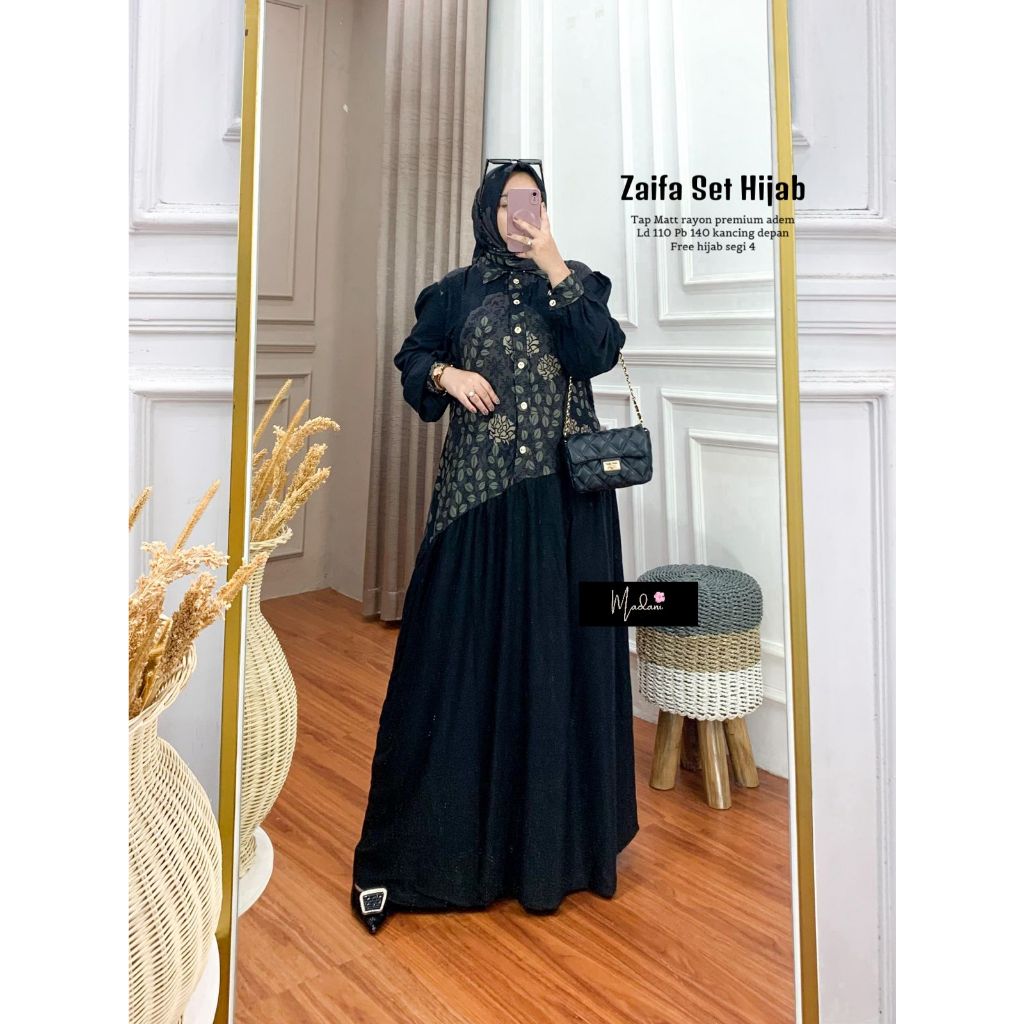 Jual Zaifa Dress (LABEL MADANI) | Shopee Indonesia