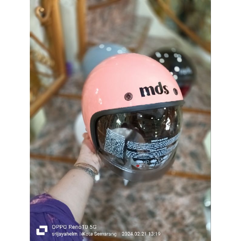 Jual HELM MDS RETRO MAGNUM PULL WARNA ORIGINAL 100% DAN INJAK BOGO ...