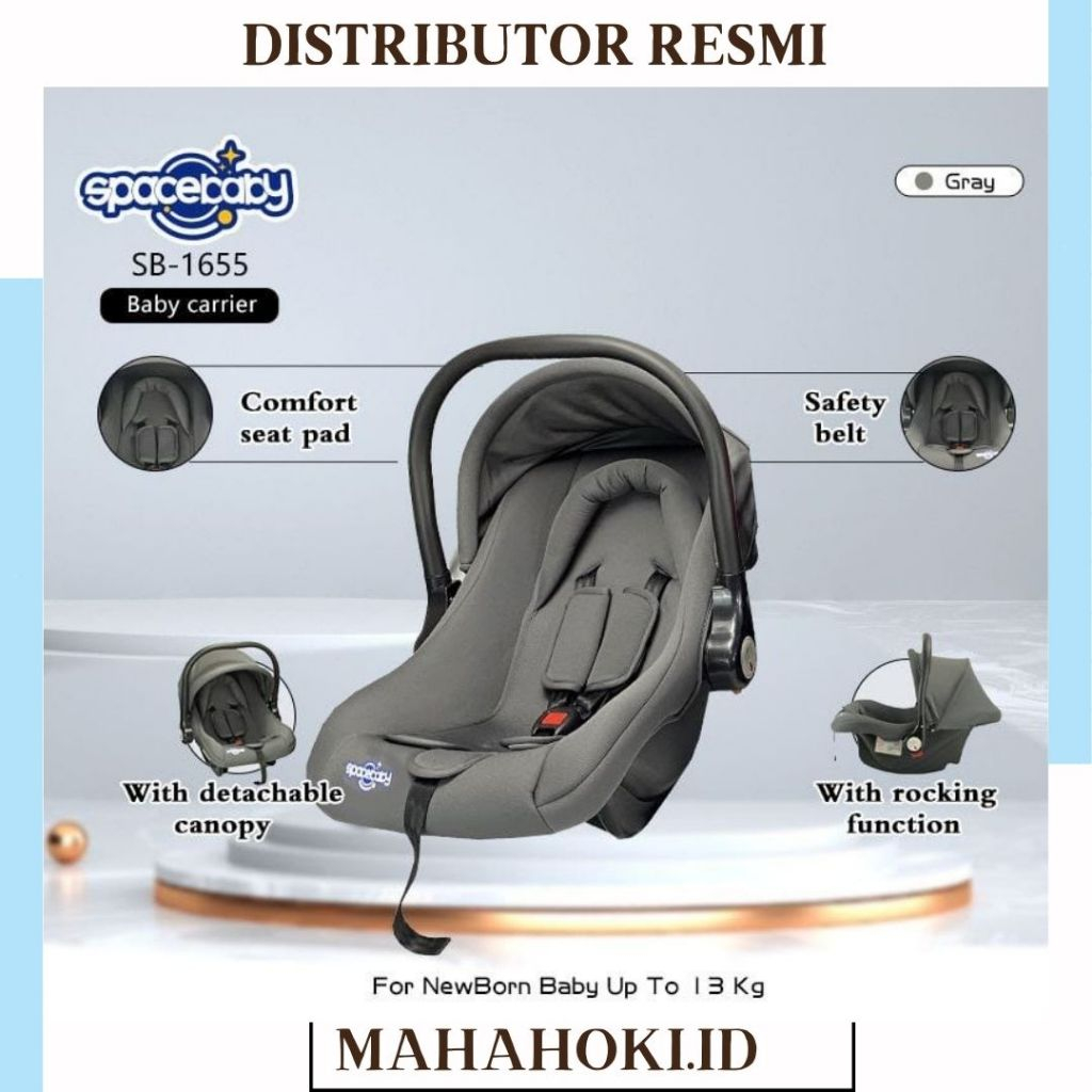 Jual SPACEBABY BABY CARRIER SB 1655 DUDUKAN KURSI MOBIL BAYI ANAK ...