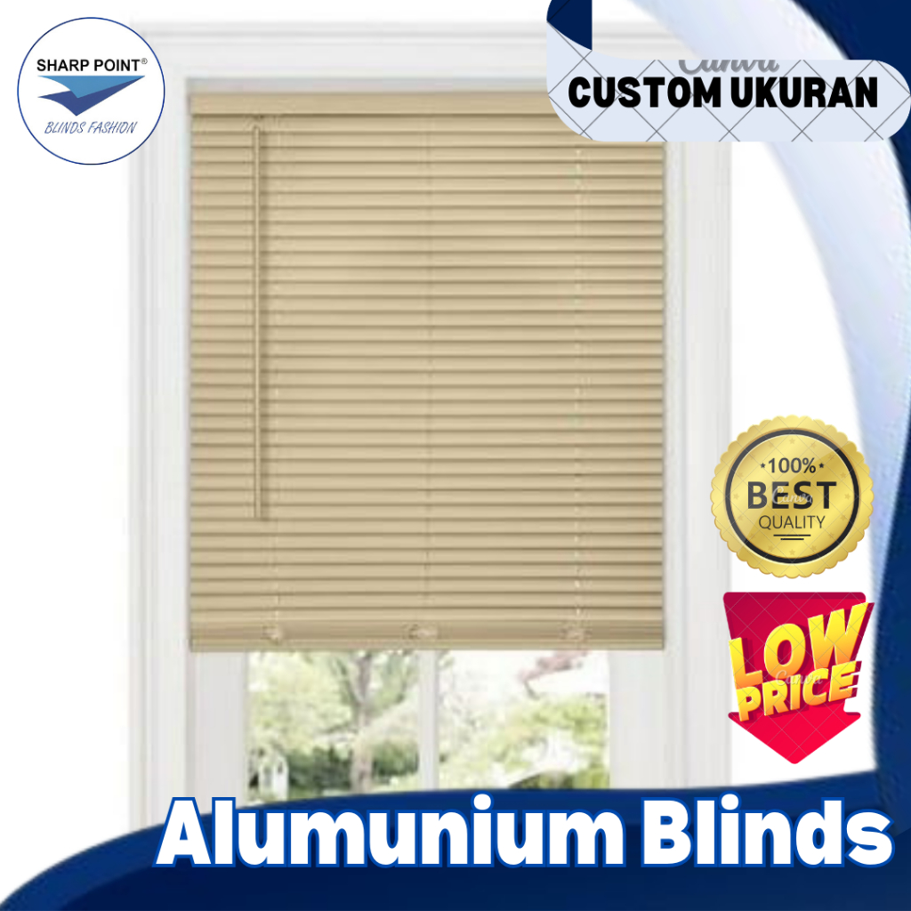 Jual Sharp Point VENETIAN BLIND MANUAL 25mm - MOTIVE SLAT - Alumunium ...