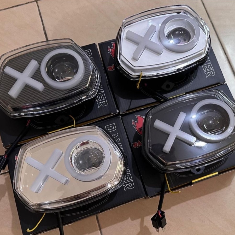 Jual Headlamp LED RACE BOY Daymaker XO Connected RGB Vespa Sprint ...