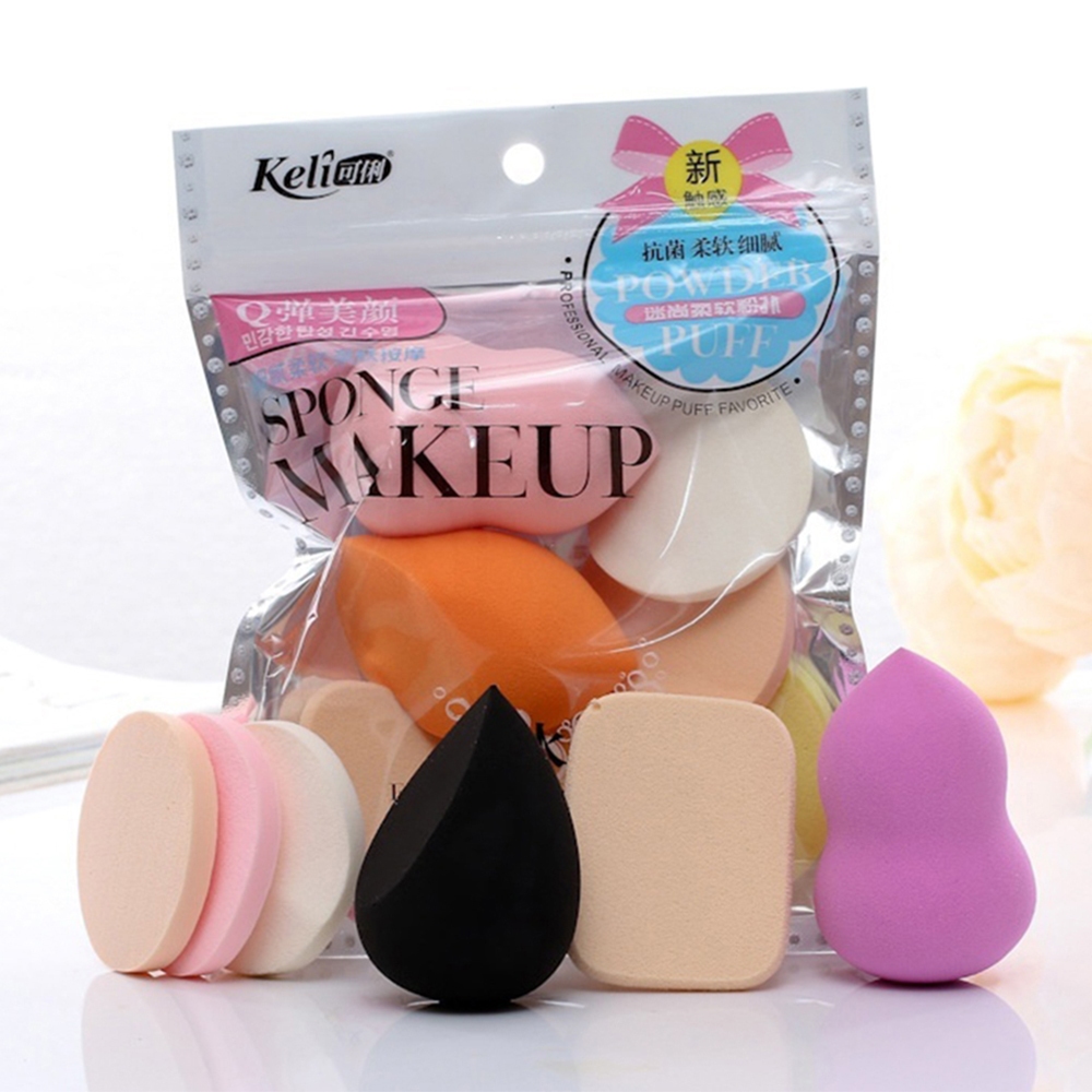 Jual ATS Beauty Blender Sponge Bedak Isi 6 Pcs Powder Puff Foundation Makeup Puff Wajah Kemasan ...