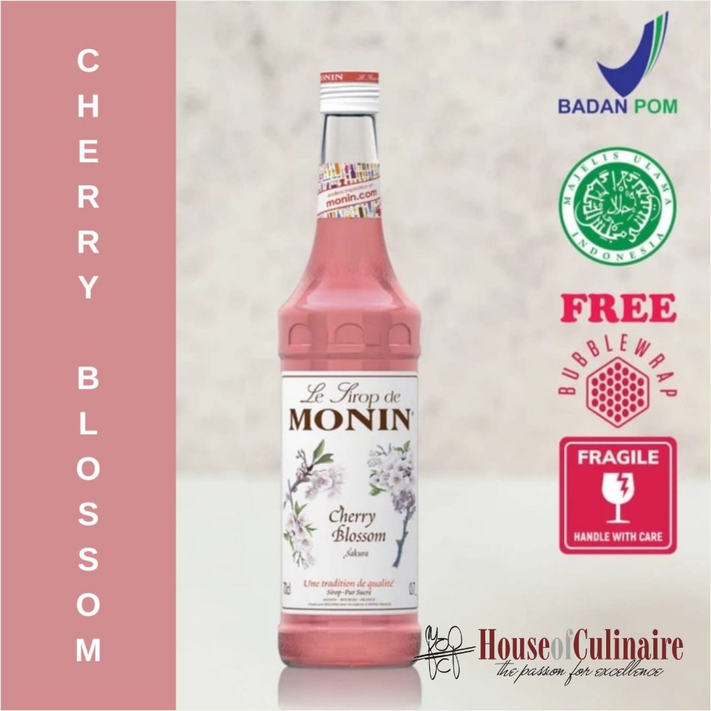 Jual Monin Cherry Blossom 700 ml Sirup Syrup Monin | Shopee Indonesia