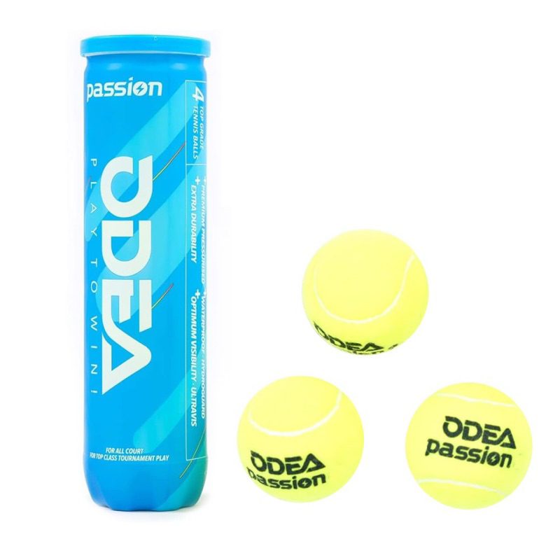Jual Bola Tenis ODEA PASSION WIN Tennis Isi 3 dan 4 Original | Shopee Indonesia