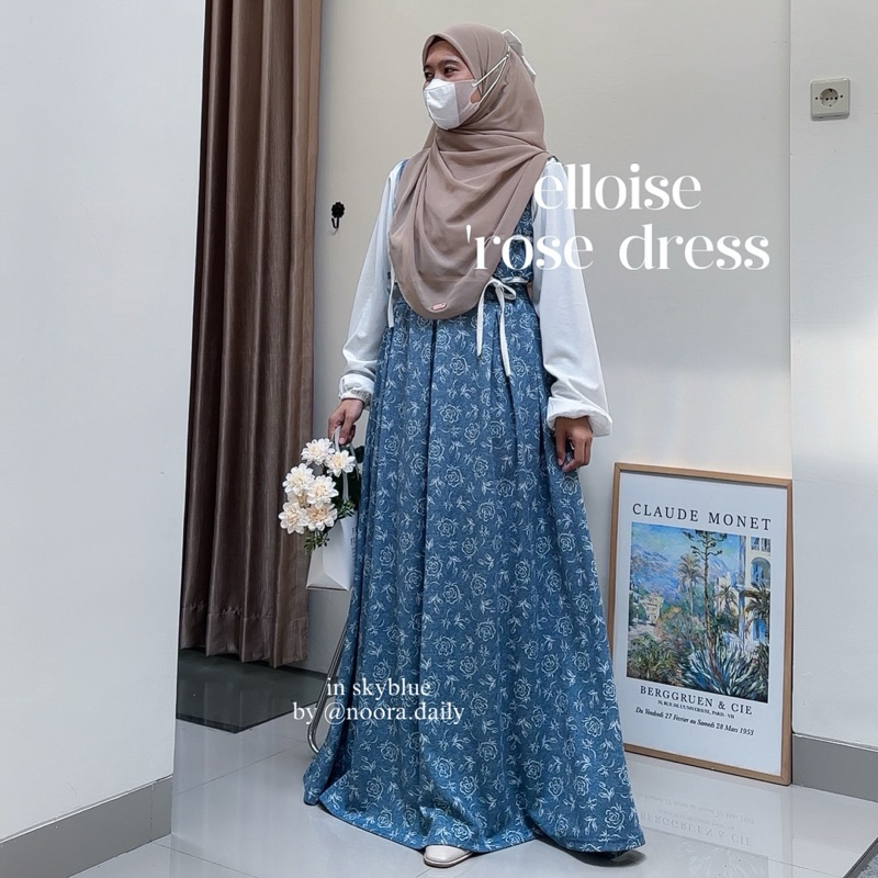 Jual ELLOISE ‘ROSE DRESS - NOORA DAILY | Shopee Indonesia