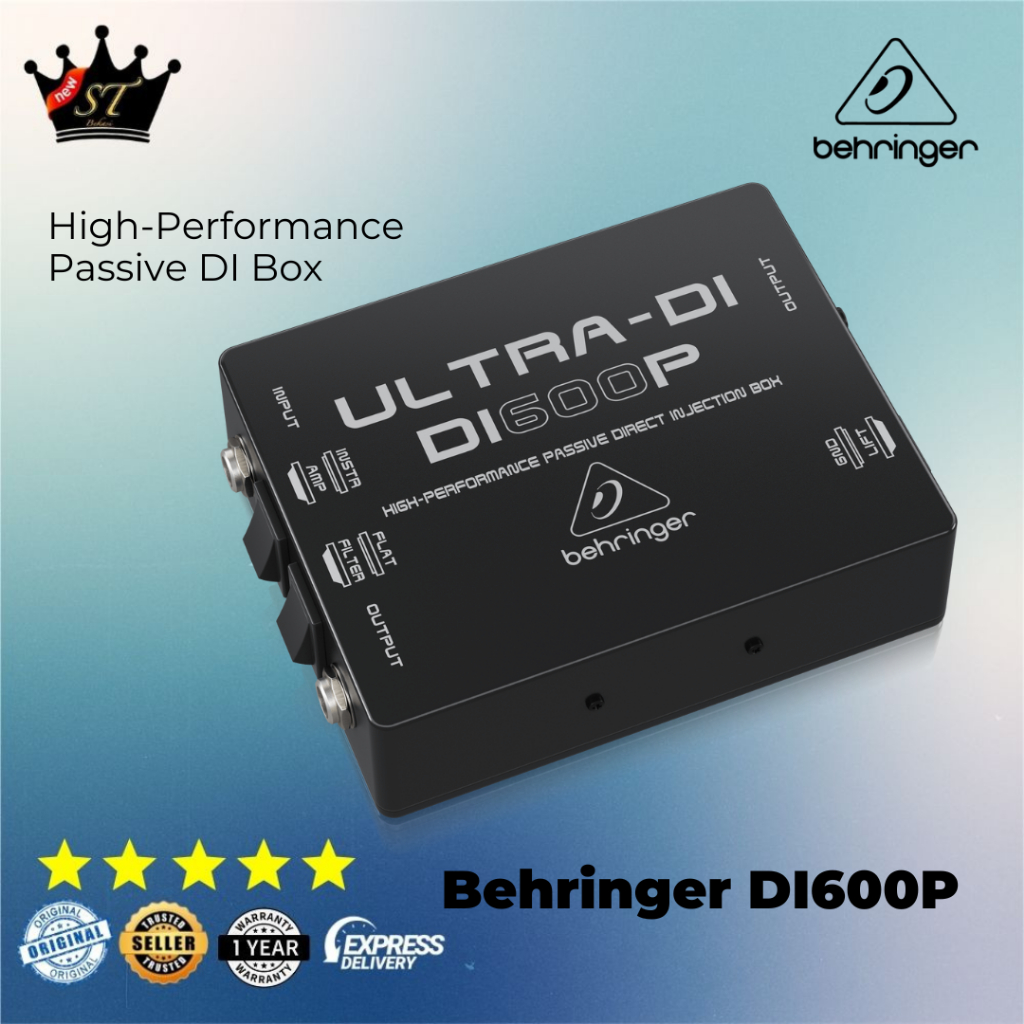 Jual Behringer DI600P DI600 P Passive DI Box Pasif 1 Channel Direct Box ...