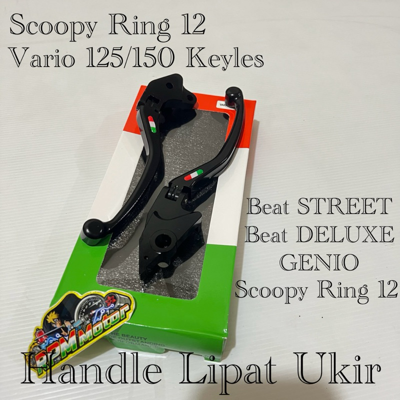 Jual Handle Rem Ukir Model Lipat Combi Brake Vario125 Keyless Beat ...