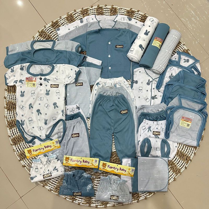 Jual paket brojol paket perlengkapan bayi baru lahir 48pcs DENIM /SNI ...