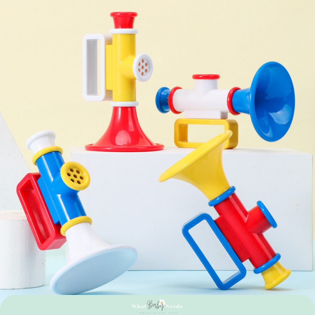 Jual Kid Mini Trumpet Music Toy / Mainan Musik Anak Trompet Manual ...