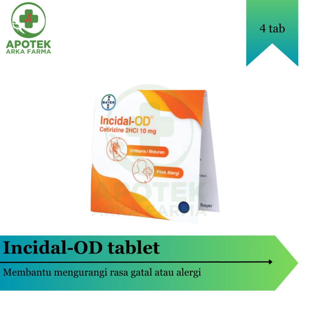 Jual Incidal tablet (obat gatal) | Shopee Indonesia