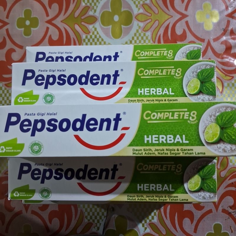 Jual Pepsodent Herbal Complete 8 Action 190 gram | Shopee Indonesia