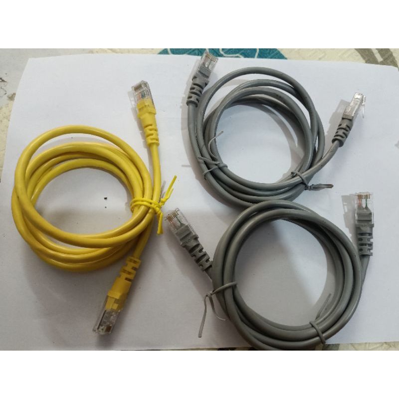 Jual Kabel LAN (1 Meter) Cat5 1 Meter UTP Cable Network | Shopee Indonesia