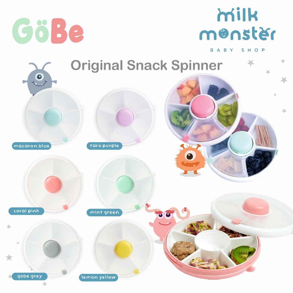 Jual GoBe Kids Original Snack Spinner / lunchbox/ kotak snack anak ...