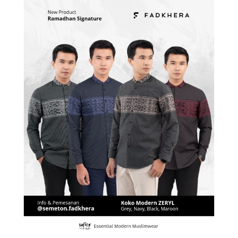 Jual Koko Fadkhera Zeryl Ramadhan Signature Series Kemeja Koko Modern ... Jual Koko Fadkhera Zeryl Ramadhan Signature Series Kemeja Koko Modern ...