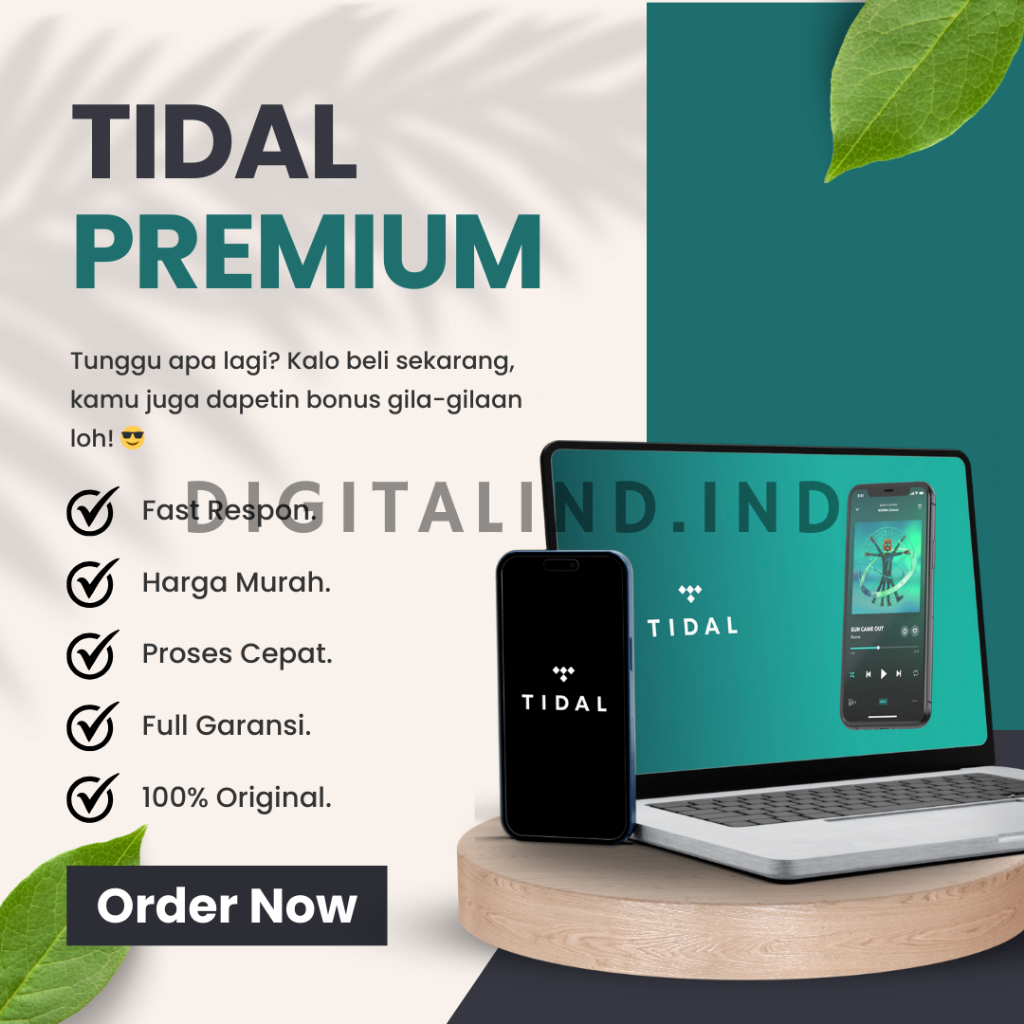 Jual Tidal Hifi Master 1 Bulan 3 Bulan Bergaransi | Shopee Indonesia