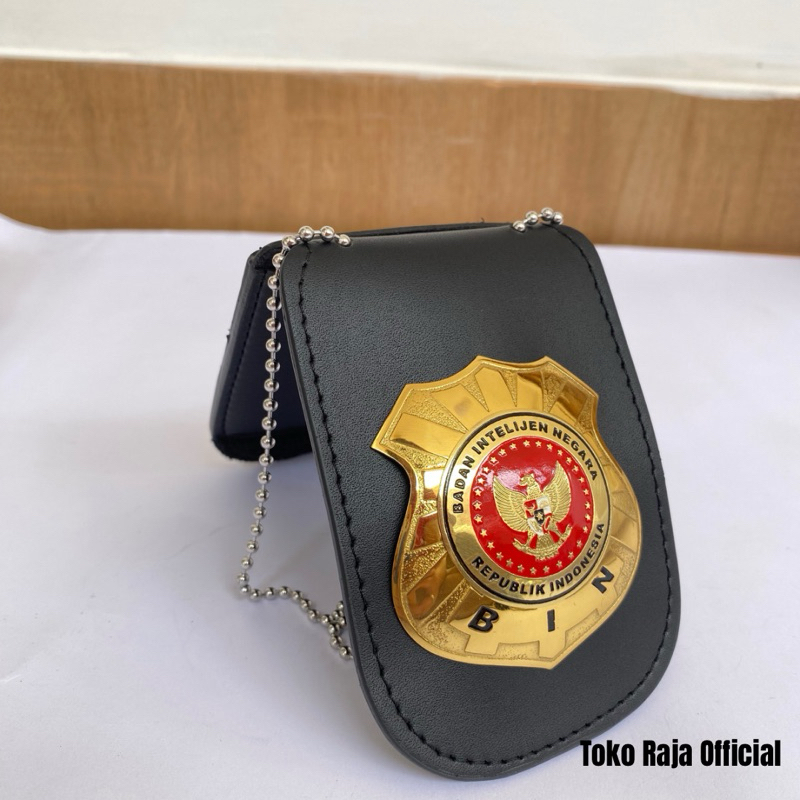 Jual Dompet ID Card Kalung Lencana KTA logo BIN TERBARU | Shopee Indonesia