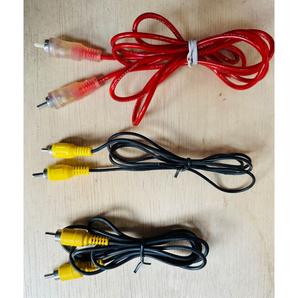 Jual Kabel RCA 1-1 Audio / Kabel RCA Audio ( 1 to 1 ) 1 DAN 1,5 Meter ...