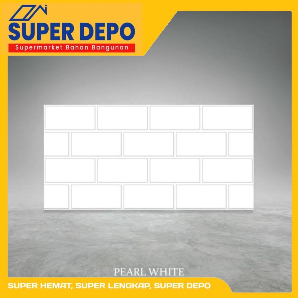 Jual KERAMIK VALENTINO GRESS 30X60 CM - EMBOS GLOSSY PEARL WHITE ...