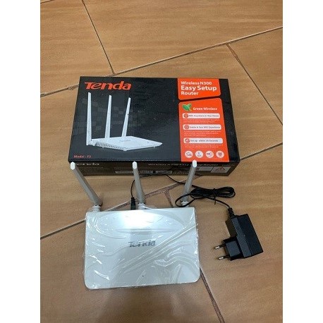 Jual Router Repeater Tenda F3 Wireless N 300Mbps 3 Antenna 3 LAN ACCESS ...