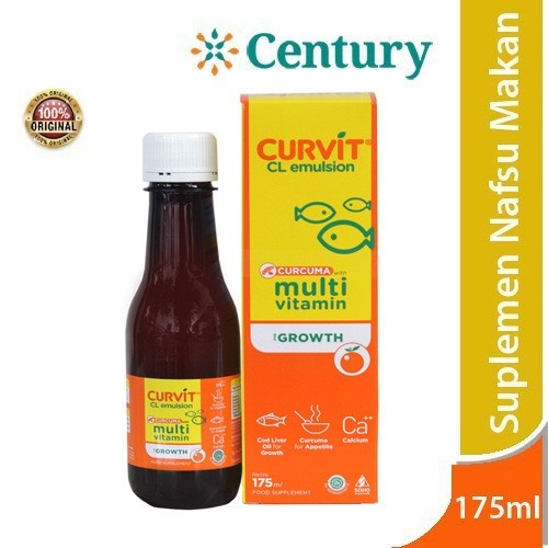 Jual Curvit CL Emulsion Syrup Orange 175ml | Shopee Indonesia