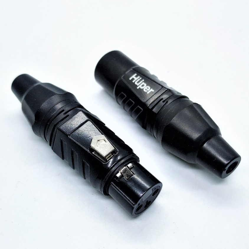 Jual Jack canon xlr 3pin huper Diamond male dan female JACK XLR HUPER ...