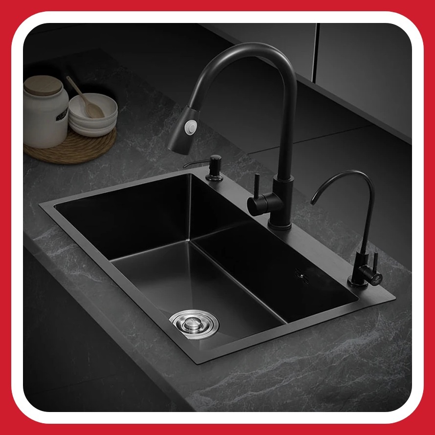 Jual Kitchen Sink Single Bowl 6045 Bak Cuci Piring Satu Lubang ...