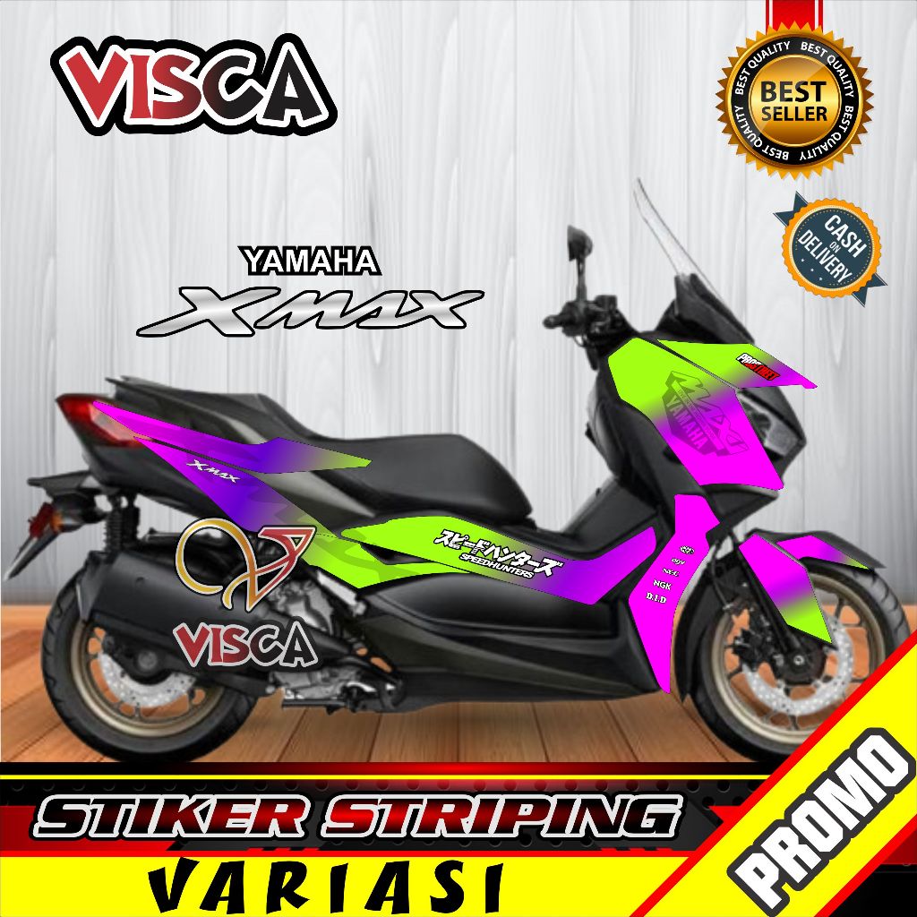 Jual Stiker Striping XMAX 250 Variasi BUNGLON | Shopee Indonesia