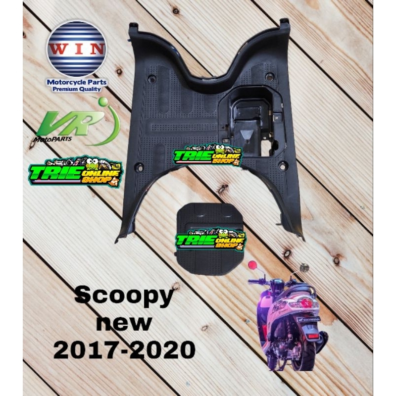 Jual step floor cover lantai bordes pijakan kaki atas dan tutup aki scoopy esp new k93 non ...