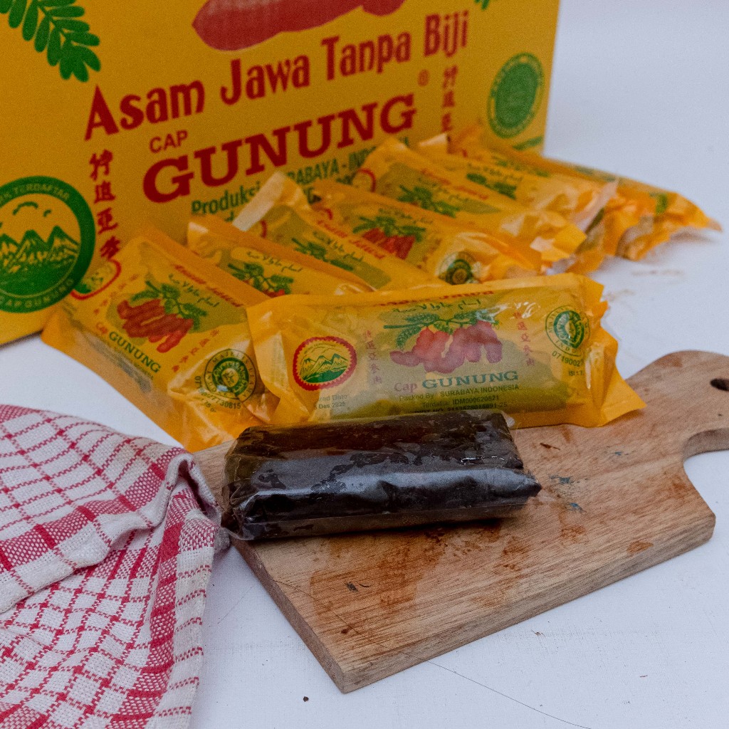 Jual ASAM JAWA TANPA BIJI ASAM DAGING CAP GUNUNG 75GR | Shopee Indonesia