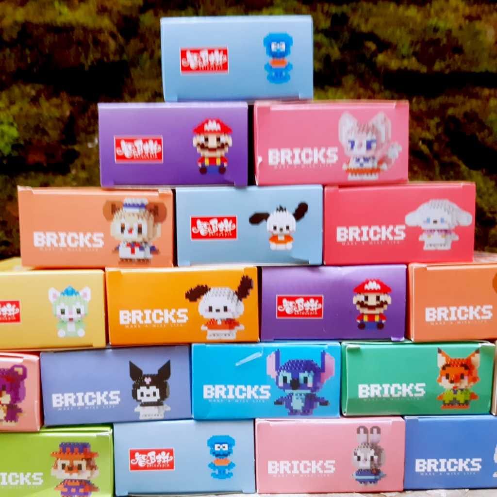 Jual MAINAN BLOK KARAKTER / LEGO BRICKS KARAKTER KARTOON / LEGO BRICKS ...