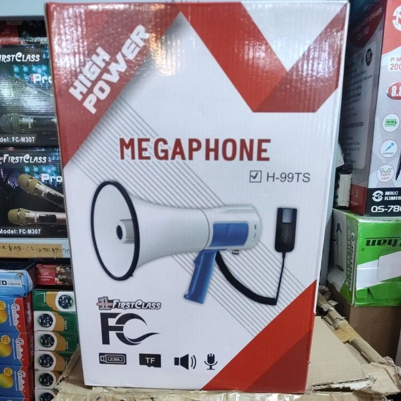 Jual MEGAPHONE FIRSTCLASS HIGH POWER H-99TS DISPLAY | toa pengeras ...