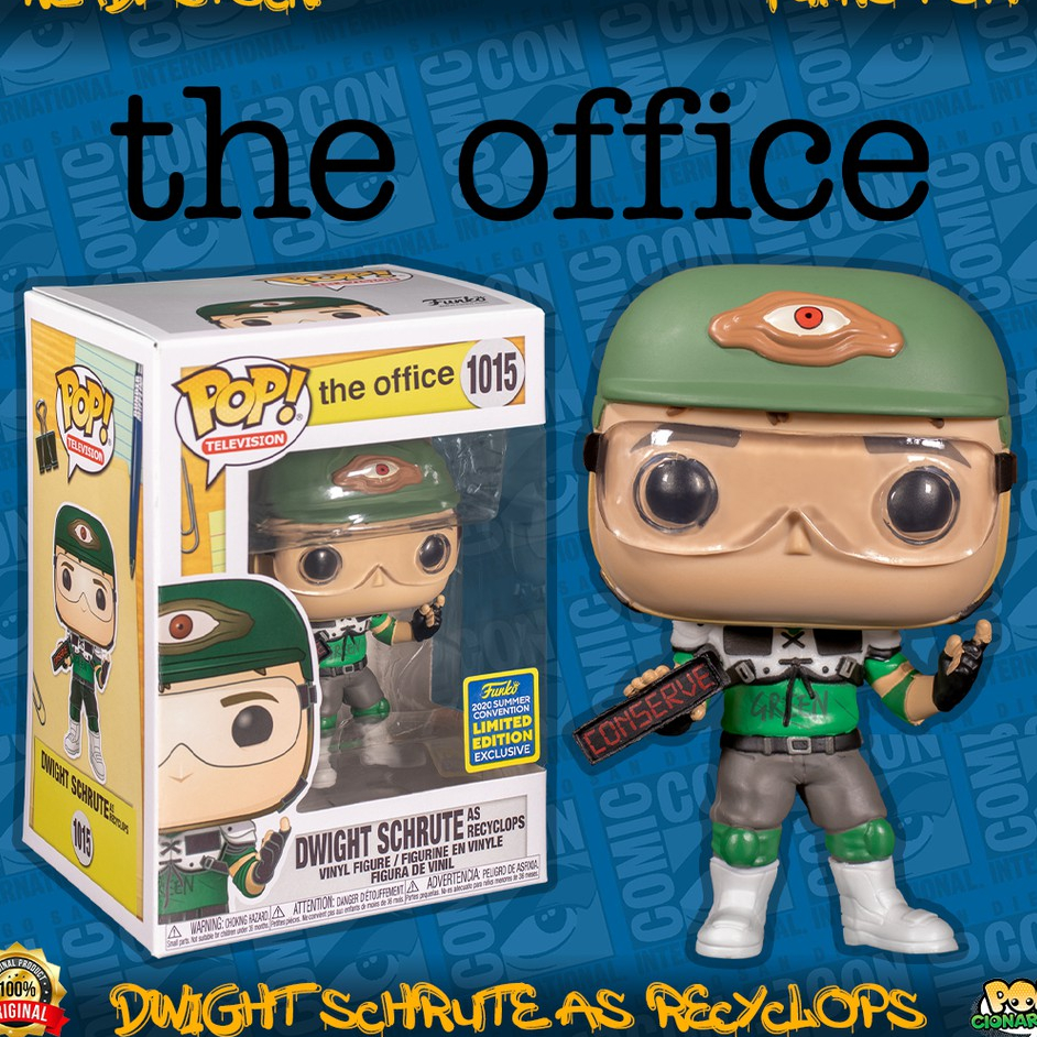 Jual Funko POP! The Office - Dwight Schrute as Recyclops SDCC 2020 ...
