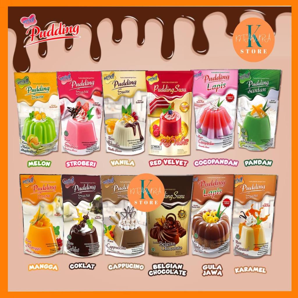 Jual Nutrijell pudding susu Puding Lapis Powder Forisa Nutrijel rasa ...