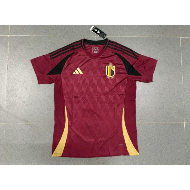 Jual JERSEY BOLA BELGIA HOME EURO 2024 GRADE ORI IMPORT | Shopee Indonesia