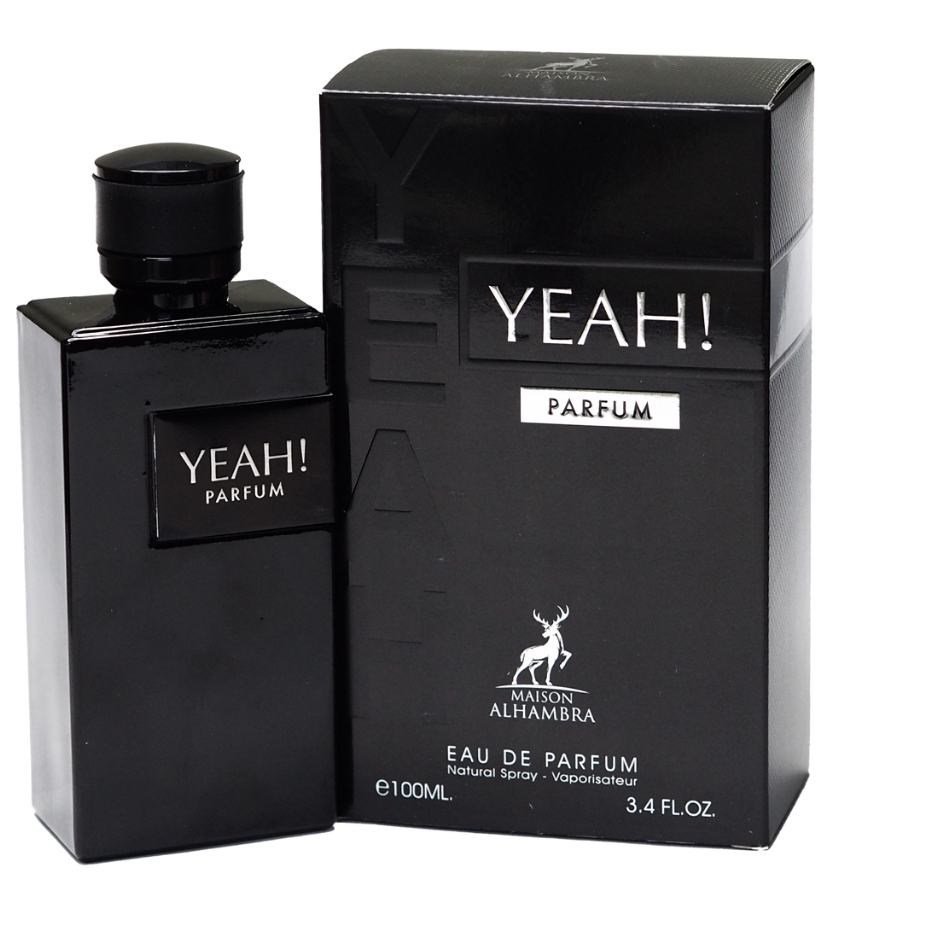 Jual Perfume Yeah Black By Maison Alhambra 100 Ml For Man | Shopee ...