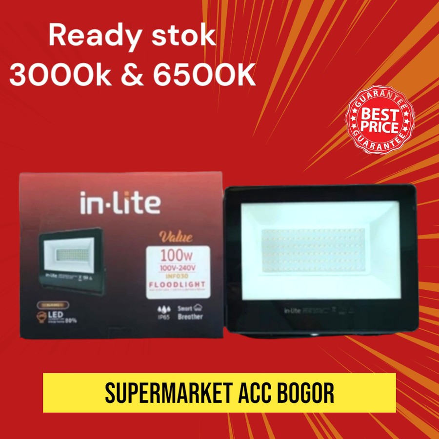Jual InLite Lampu Sorot FloodLight LED Value 100W 100 WATT INF030 ...