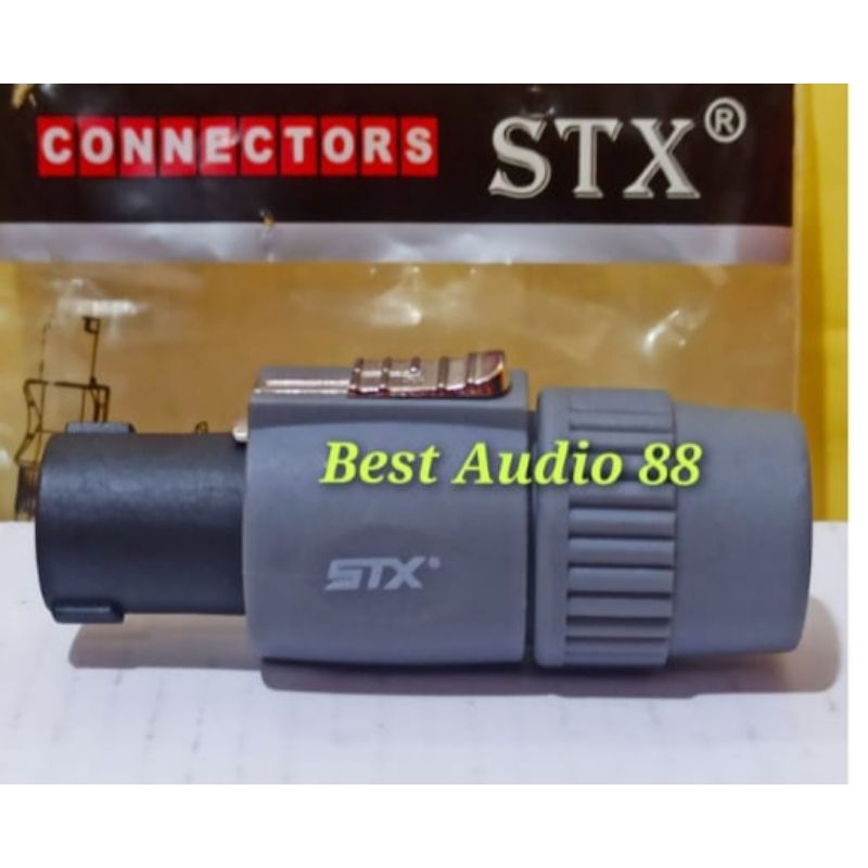 Jual Jack jak jek Speakon STX Abu abu JSA | Shopee Indonesia