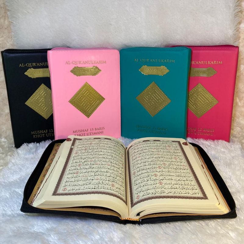 Jual Al Quran Samsia Resleting Khot Utsmani A5 Tanpa Terjemah 15 Ayat ...