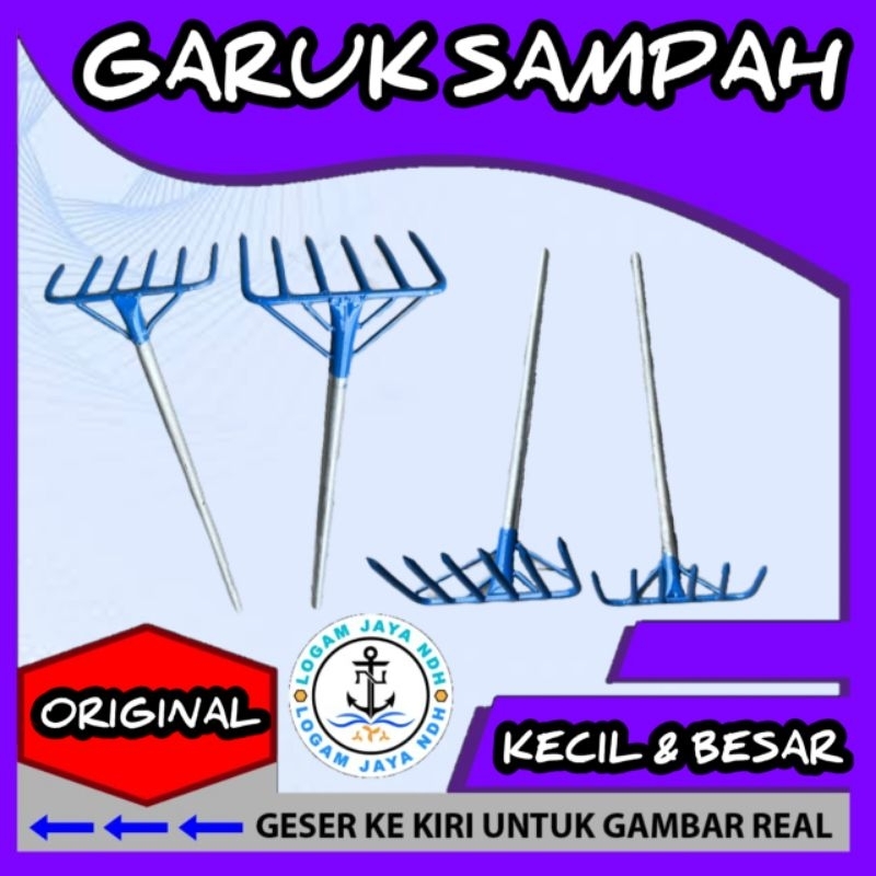 Jual GARUK SAMPAH BESI/ GARPU SAMPAH/ GARPU TAMAN/KARIK SAMPAH | Shopee ...