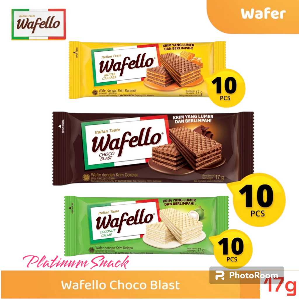 Jual Wafello Italian Taste Small | Isi 10 Bks | Shopee Indonesia