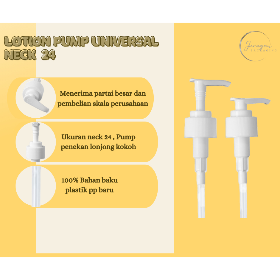 Jual TUTUP BOTOL PUMP LOTION NECK 24/TUTUP BOTOL PUMP BODY LOTION/TUTUP ...