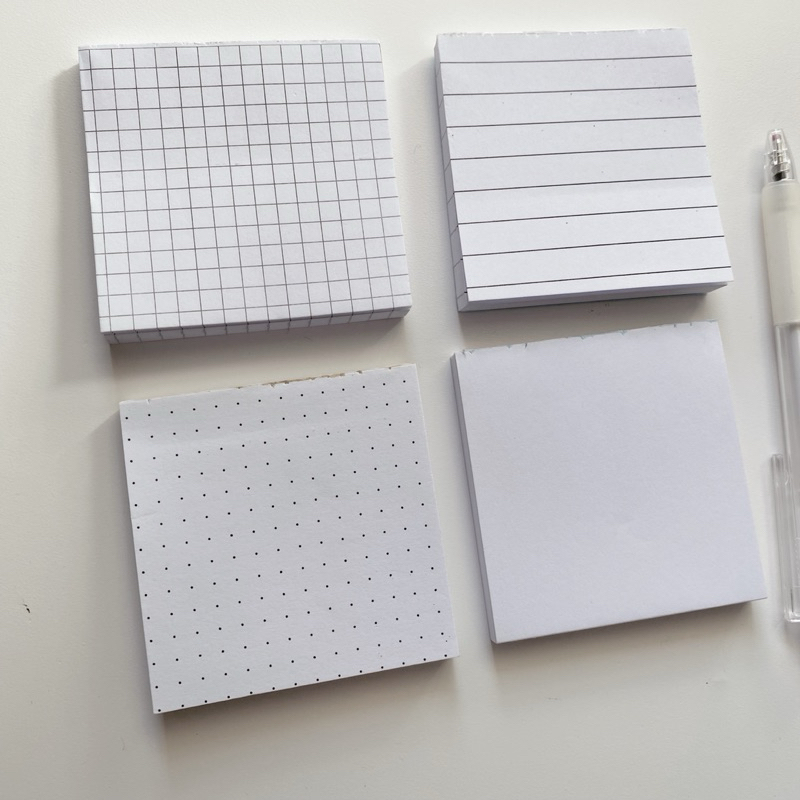 Jual HALOPOLAROID] Memo Sticky Notes Plain Paper Memo Sticky Notes ...