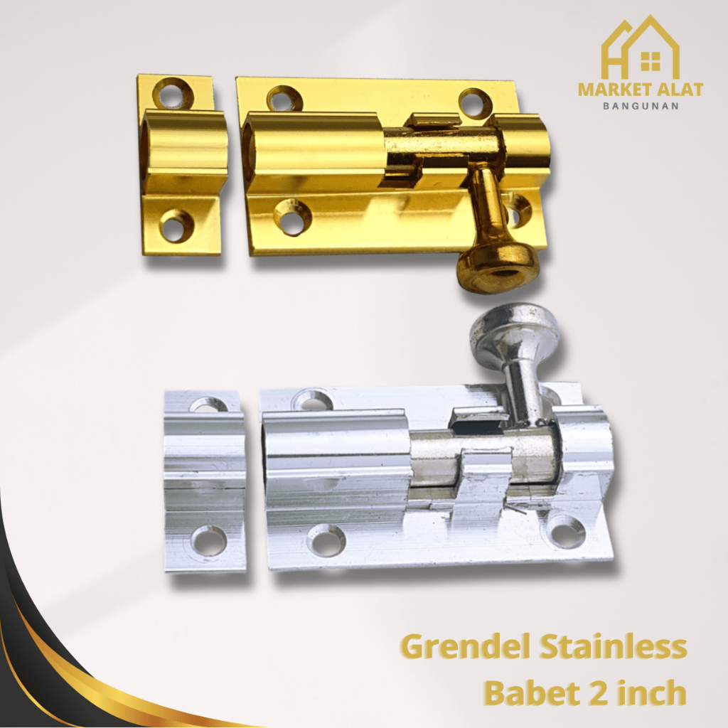 Jual Grendel 2” Stainless Steel / Gerendel Slot Pintu 2 Inch HSJ Babet ...
